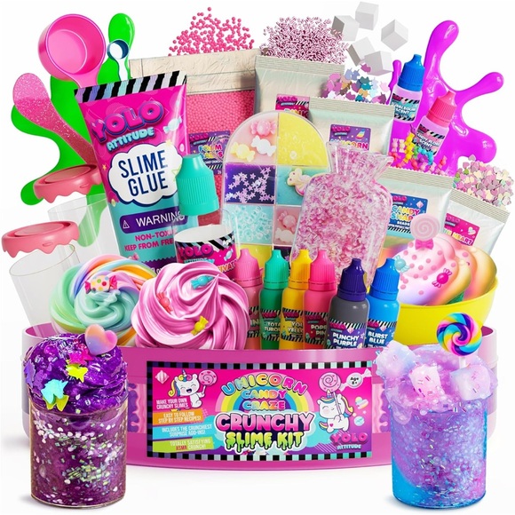 YOLO | Toys | Yolo Unicorn Candy Craze Slime Kit Diy Slime Making Set ...